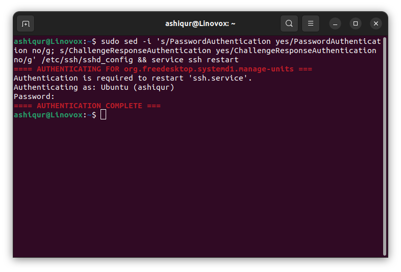 How To Disable Ssh Password Login And Enhance Linux Server Security Linovox
